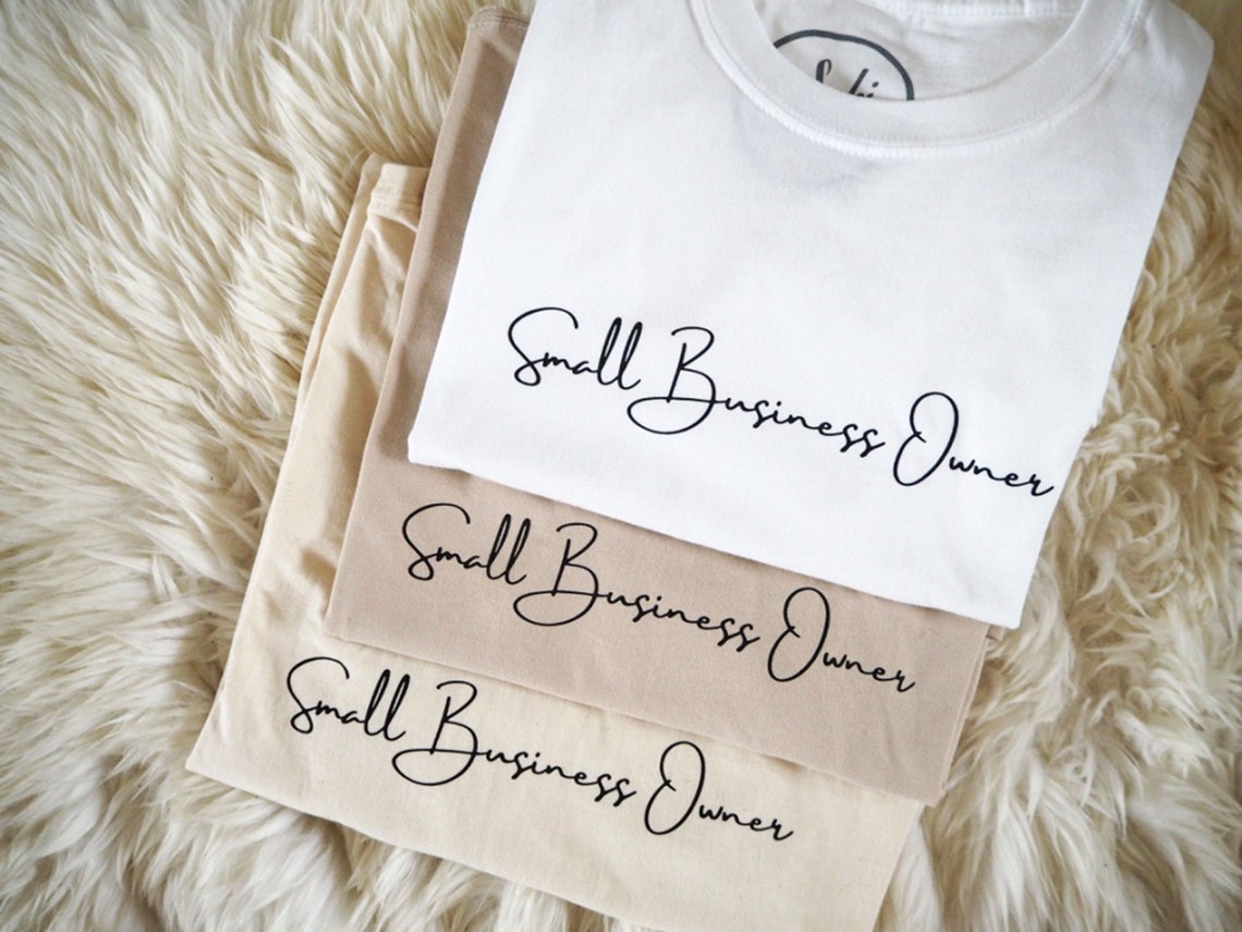 PRE ORDER Small Business Owner T-shirt Crew Neck T-shirt - Etsy UK