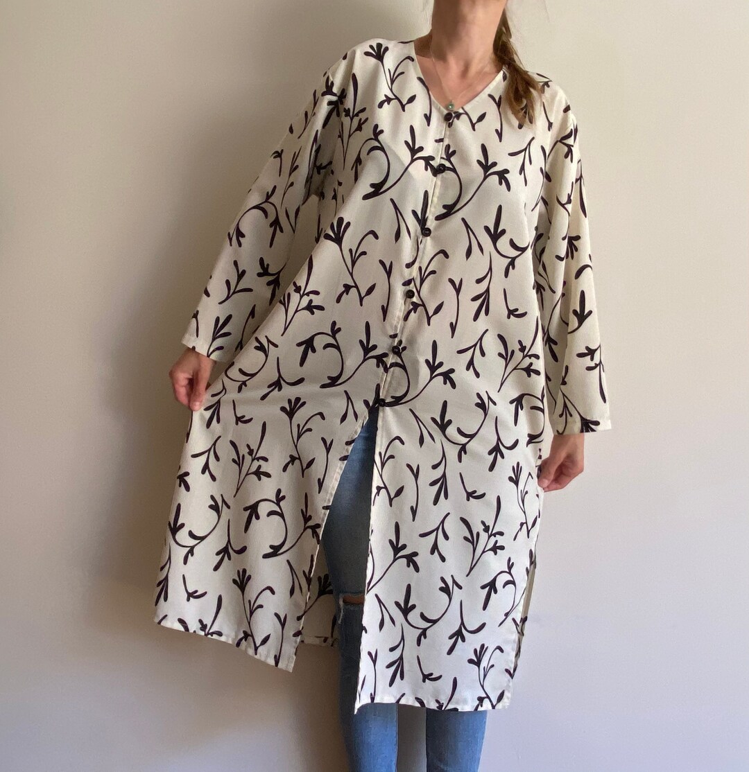 Vintage Long Oversize Tunic. - Etsy