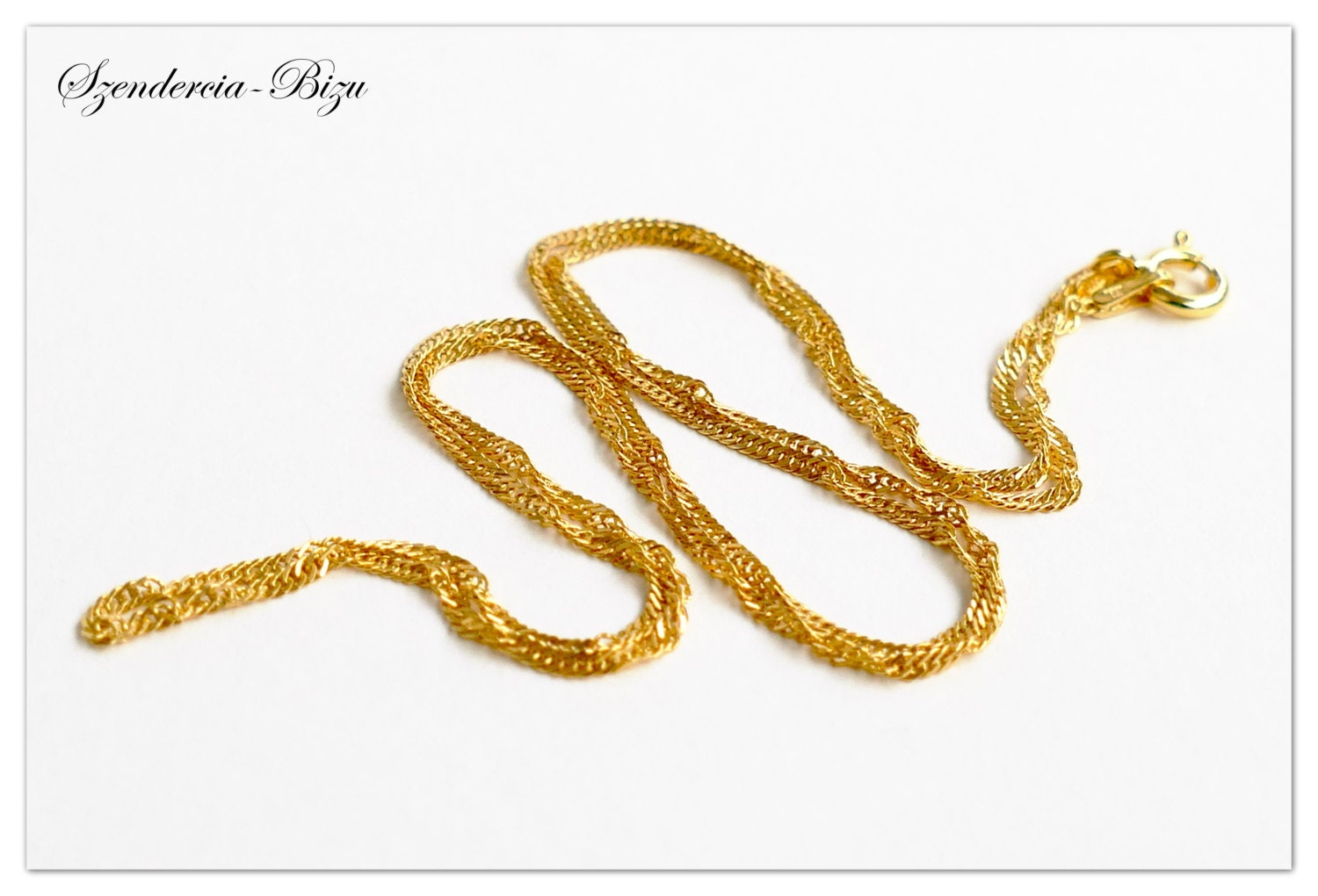 16 18 20 Gold-plated Chain Singapore Chain - Etsy
