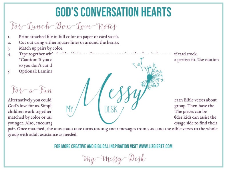 God's Conversation Hearts Digital Download - Etsy