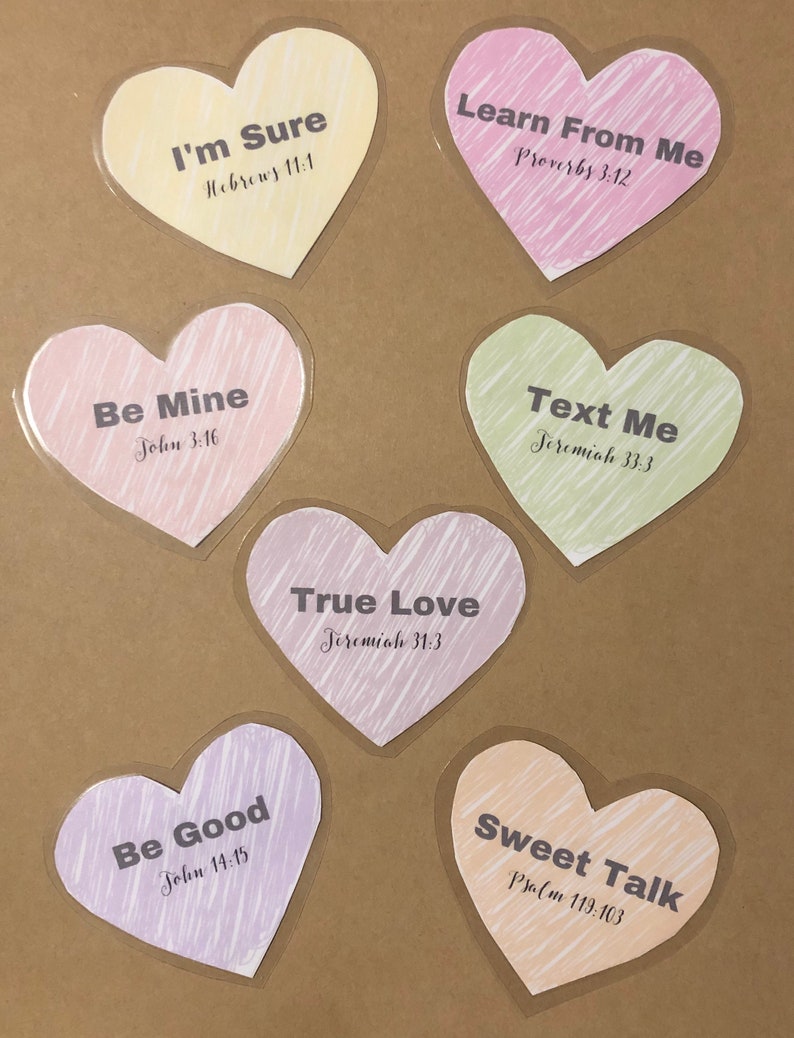God's Conversation Hearts Digital Download - Etsy