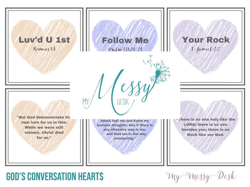 God's Conversation Hearts Digital Download - Etsy