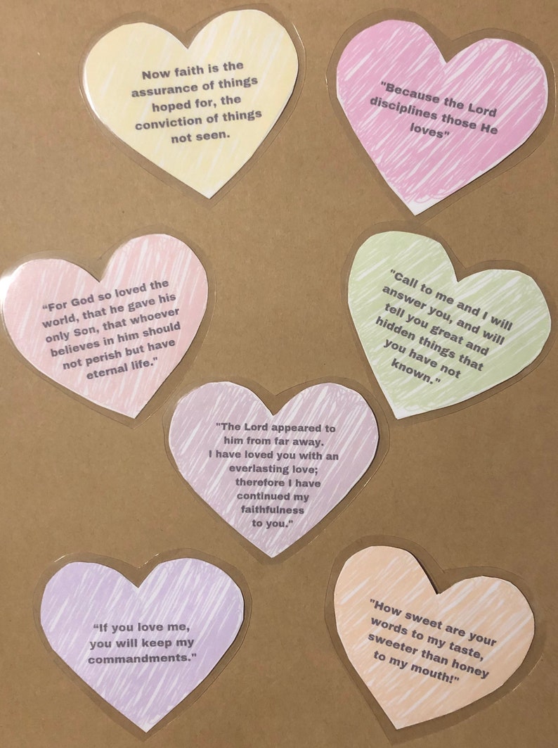 God's Conversation Hearts Digital Download - Etsy