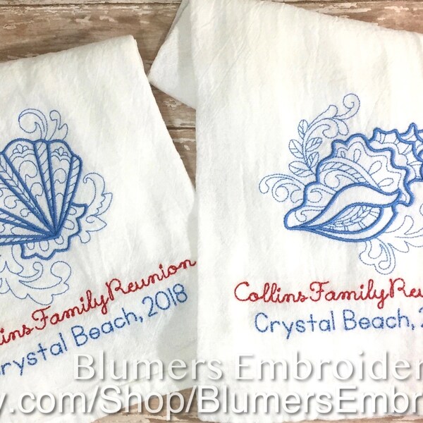 Seashell Towel - Etsy