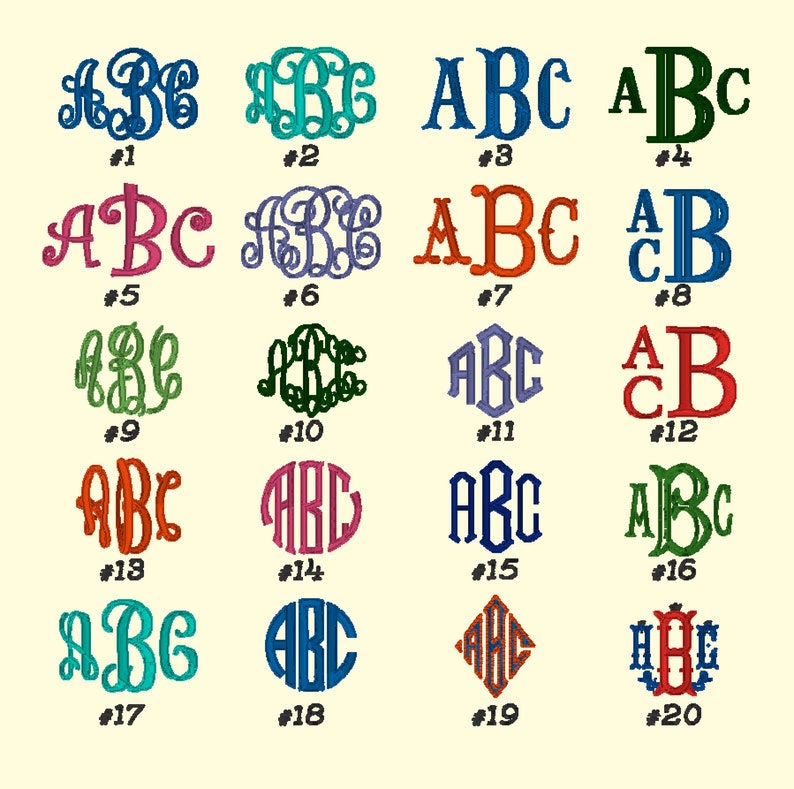 Monogrammed Large Tote Bag Personalized Custom Monogram | Etsy