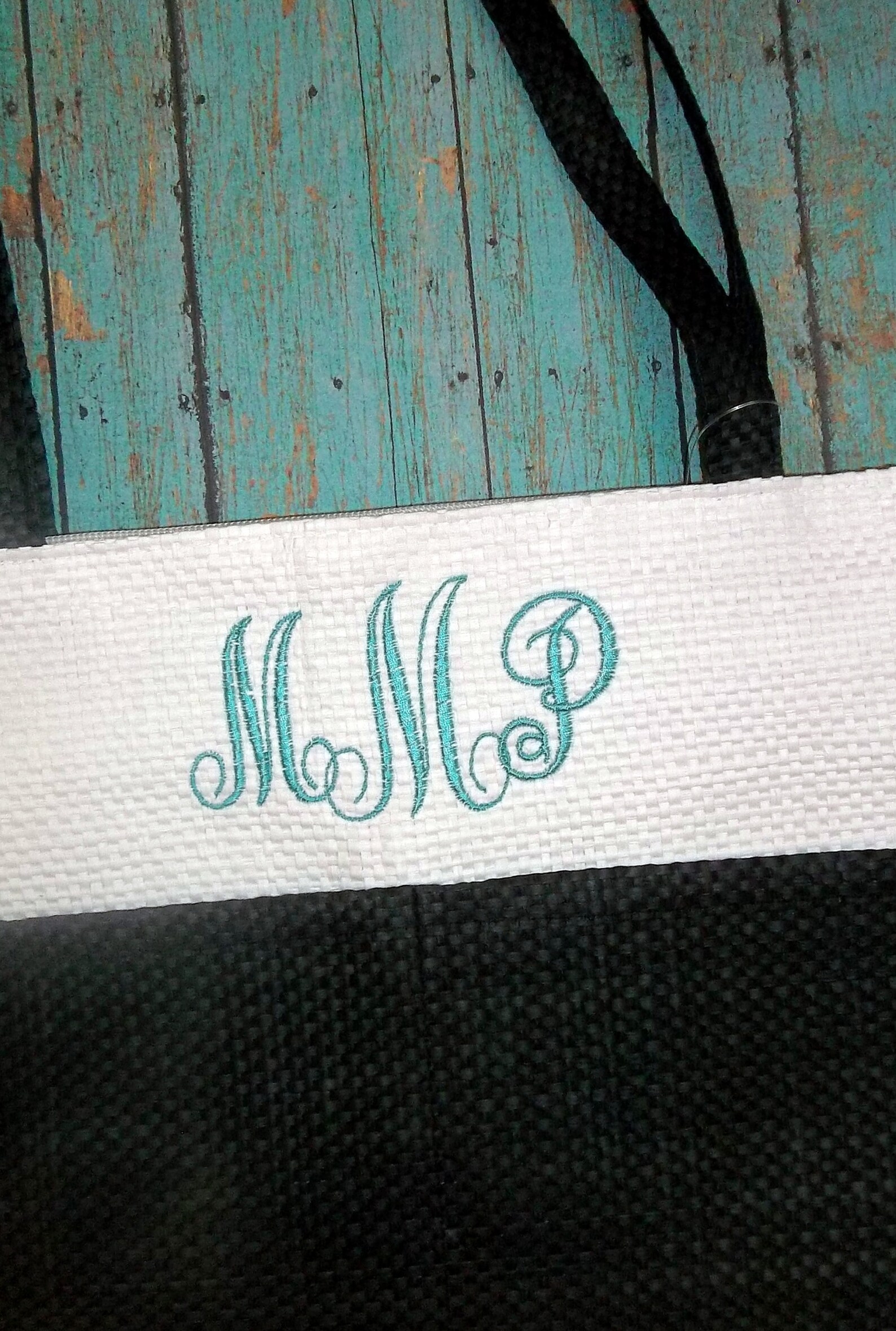 Monogrammed Large Tote Bag Personalized Custom Monogram | Etsy