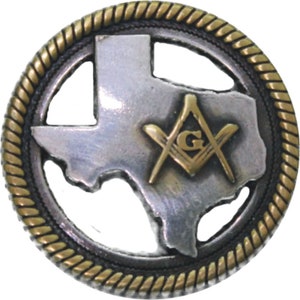 Masonic Conchos Square and Compasses Past Master Eastern Star Texas Mason - Etsy