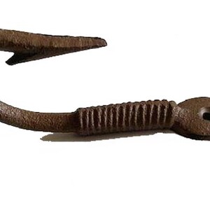 Realistic Rustic Brown Fish Hook Wall Hooks - (set of 3) - Etsy