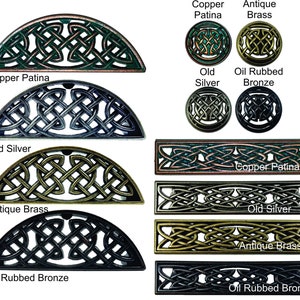 Classic Celtic Knot Knobs Handles and Bin Pulls - Etsy