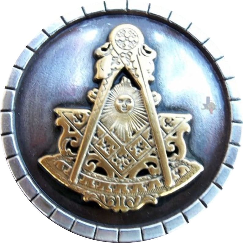Masonic Conchos Square and Compasses Past Master Eastern Star - Etsy