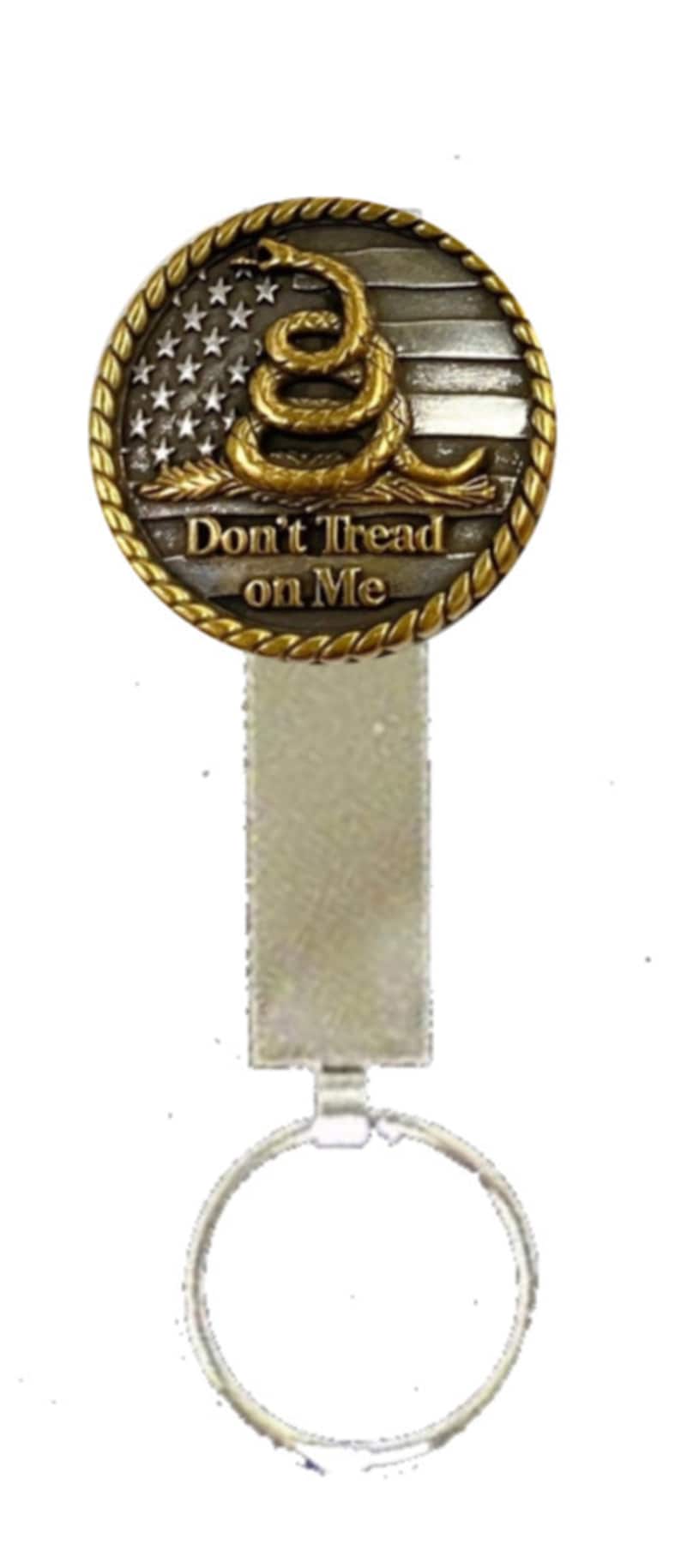 New U. S. Don't Tread on Me Out of the Pocket Key Holder Clip on Key ...