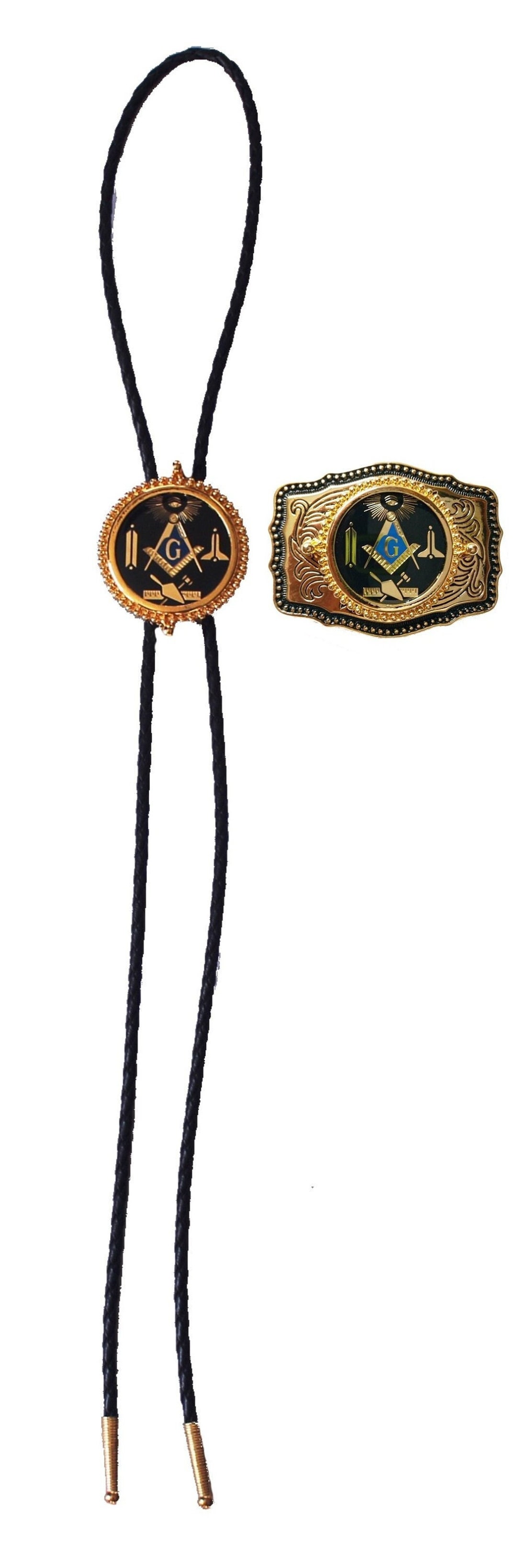 Working Tools Masonic Belt Buckle and Bolo Set - Etsy