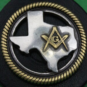 Masonic Conchos Mason Square and Compass Texas Mason Past Master ...