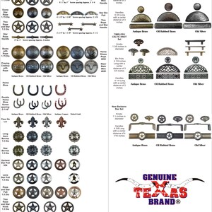 Double Horseshoe Drawer Handle Cabinet Western Southwest Decor Texas ...