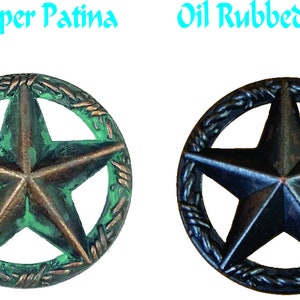 Star With Barbwire Ring Drawer Pulls or Cabinet Knobs. - Etsy