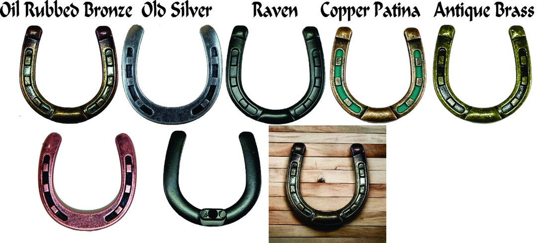 Single Horseshoe Drawer Pull Cabinet Knob - Etsy