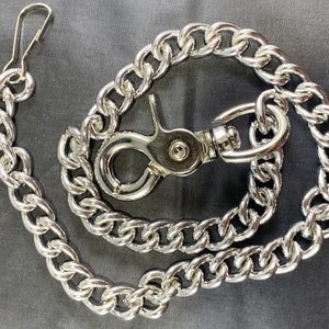 Custom Leather Long Black Chain Wallet. MADE IN USA - Etsy