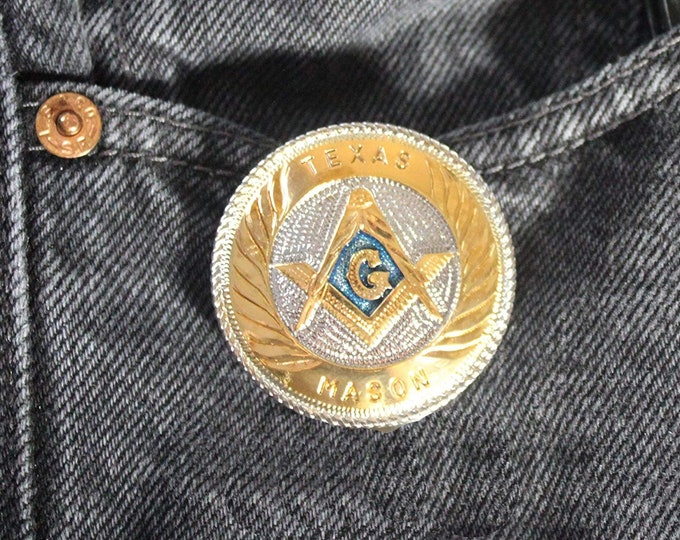 Large Texas Mason Out of the Pocket Key Holder 1 3/4 Inch - Etsy