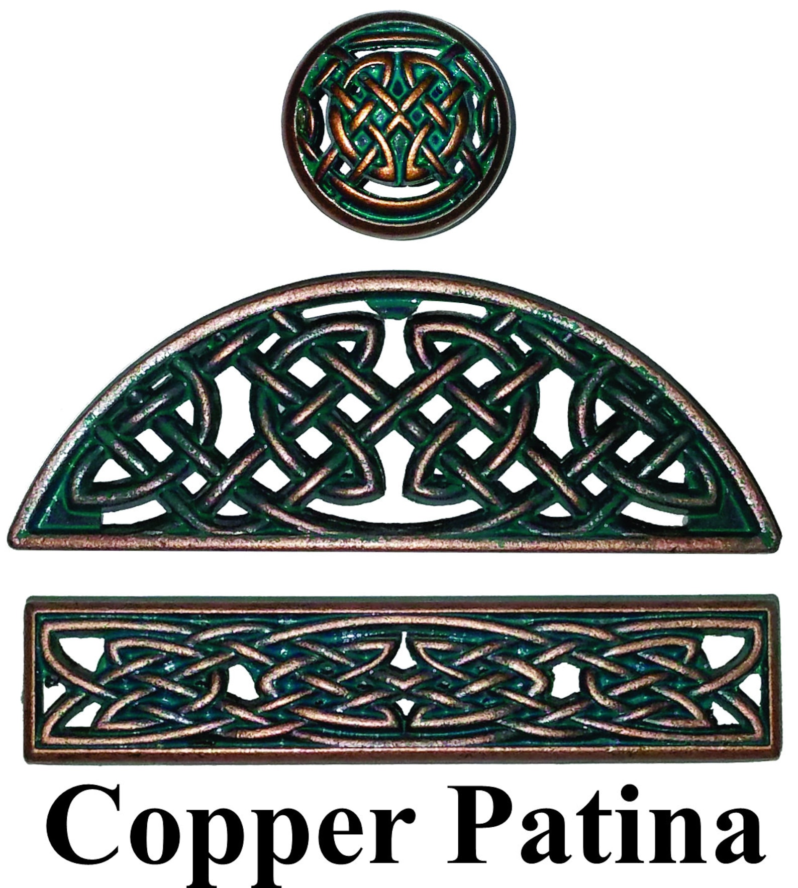 Classic Celtic Knot Knobs, Handles, and Bin Pulls - Etsy