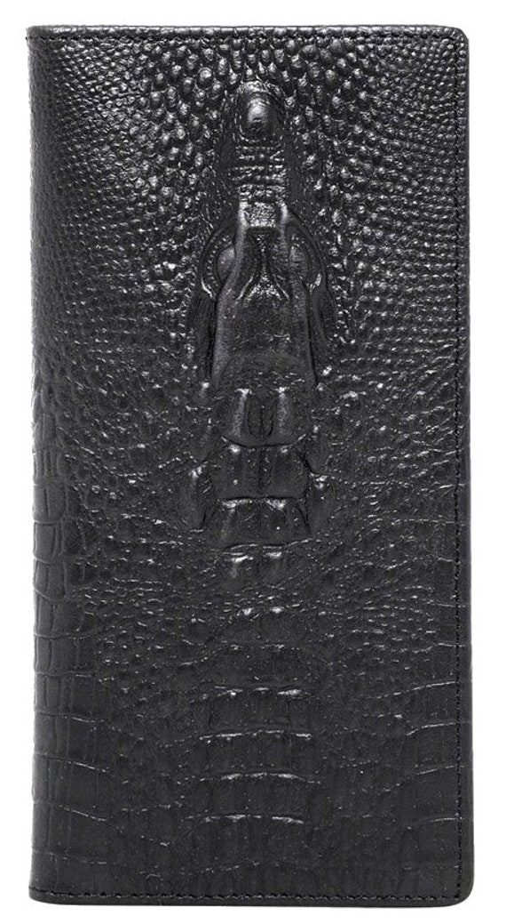 Custom Montana West Leather RFID Blocking Long Gator Wallet | Etsy