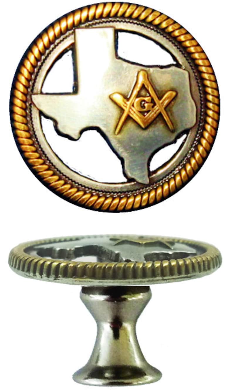 Masonic Drawer or Cabinet Knobs, Set of 6 - Etsy