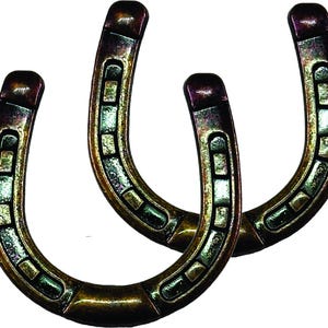 Double Horseshoe Drawer Handle Cabinet Western Southwest Decor Texas ...
