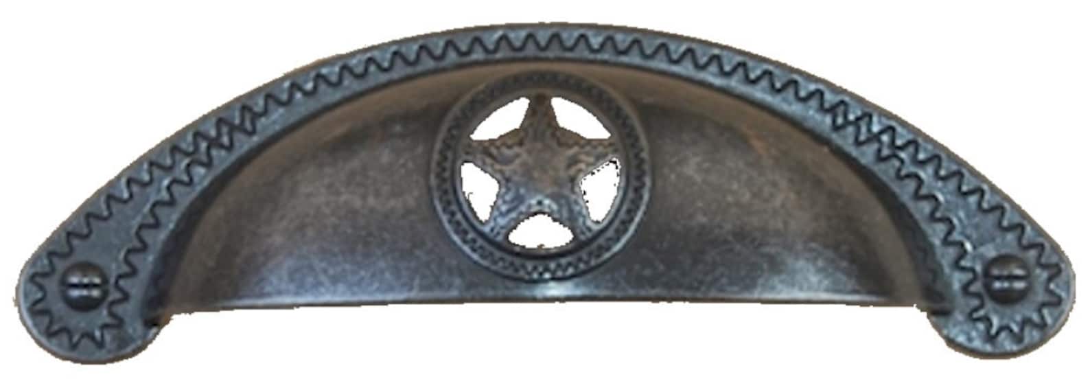 Star Bin Cup Drawer Cabinet Handle Pull Western Southwest Rustic Texas ...