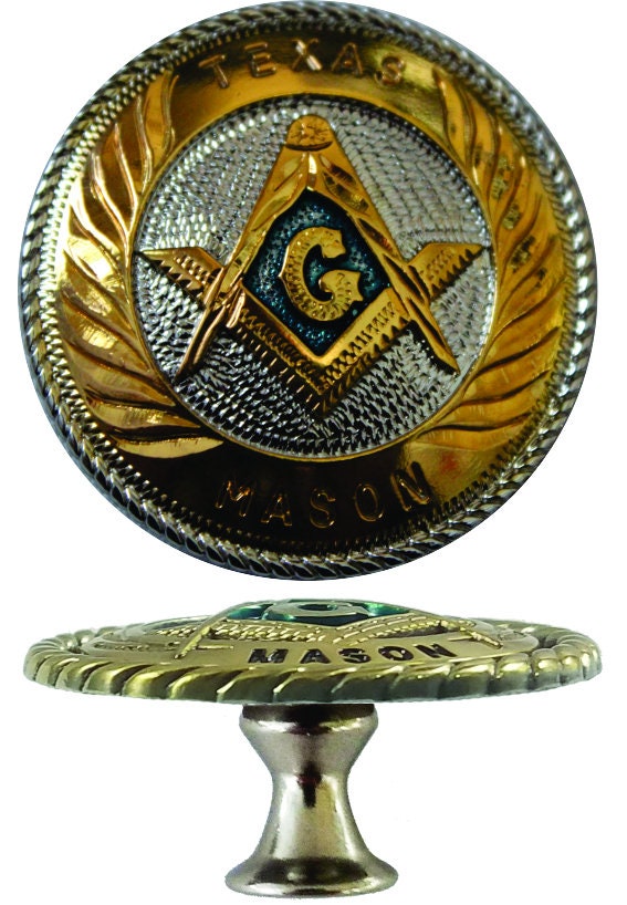 Masonic Drawer or Cabinet Knobs Set of 6 | Etsy