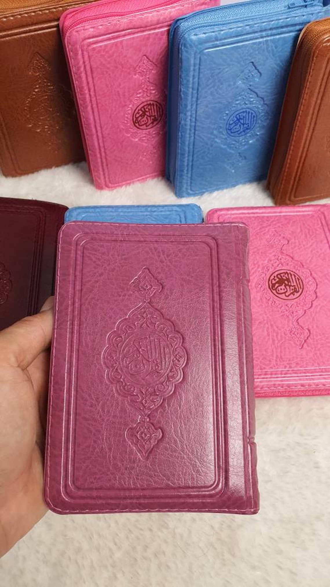 Quran Book with Faux Leather zipped case Holy Quran | Etsy