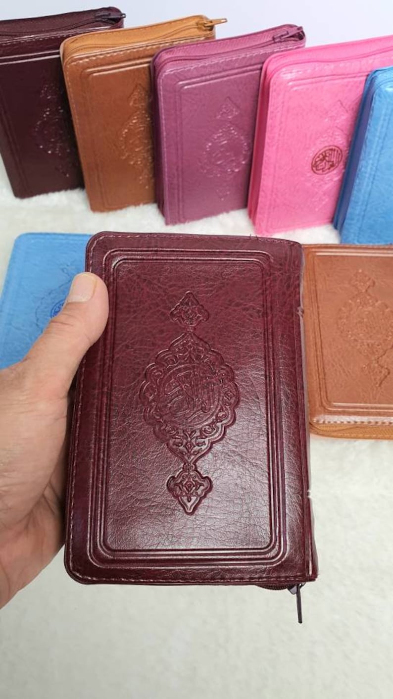Quran Book With Faux Leather Zipped Case: Islamic Religious Gift - Etsy