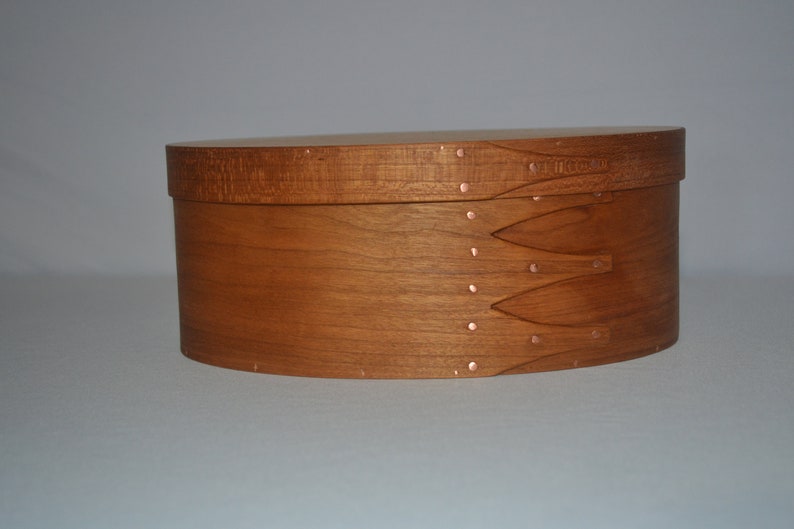Shaker Oval Box No 4 Cherry and Birdseye Maple - Etsy