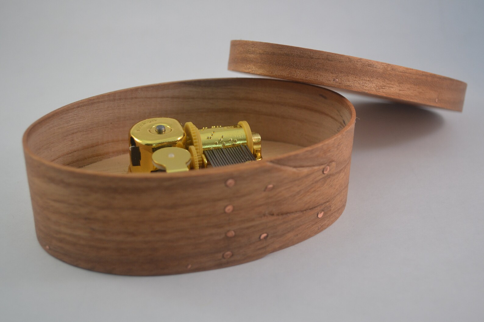 Butternut Handcrafted Shaker Style Oval Music Box Size 1 - Etsy