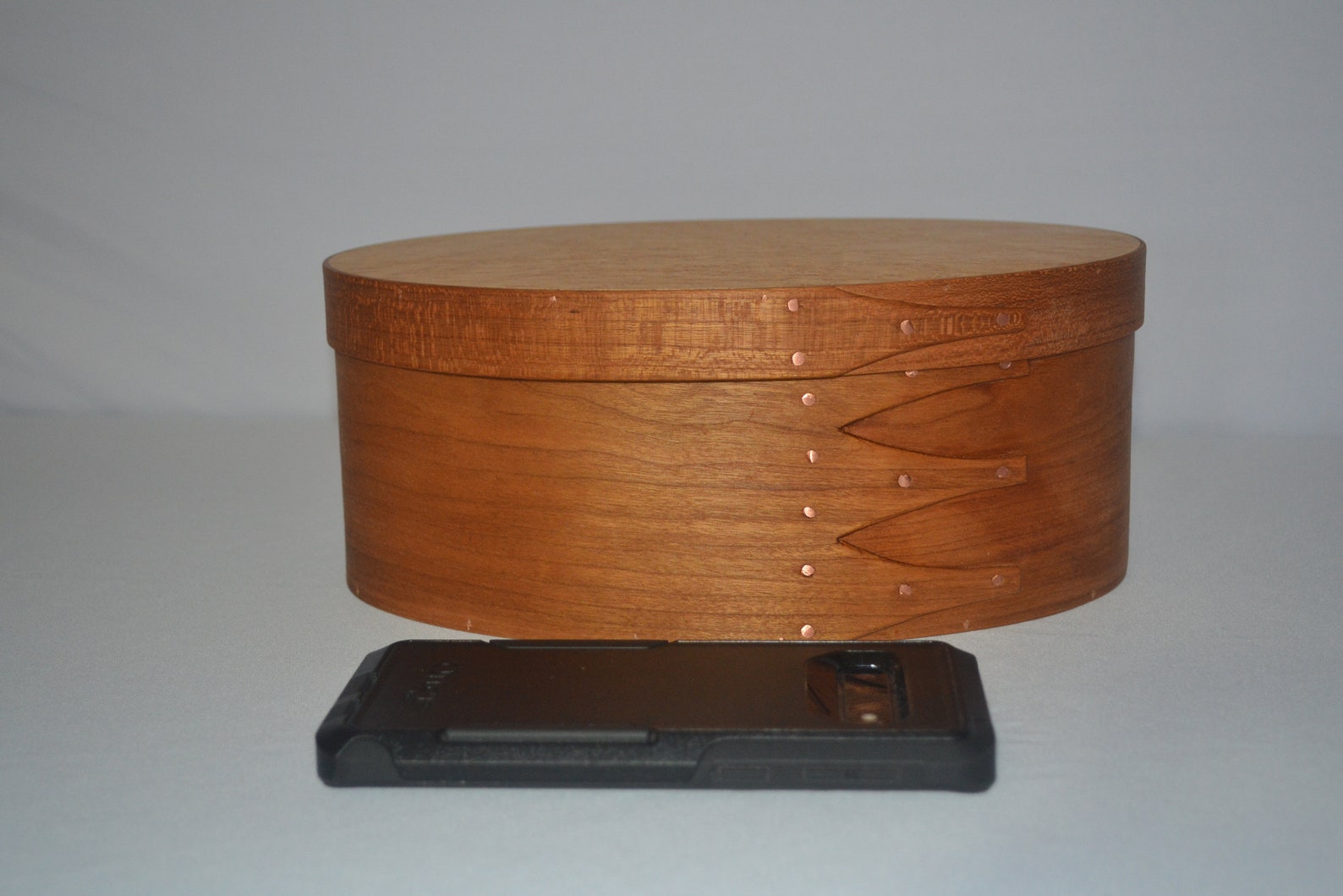 Shaker Oval Box No 4 Cherry and Birdseye Maple - Etsy