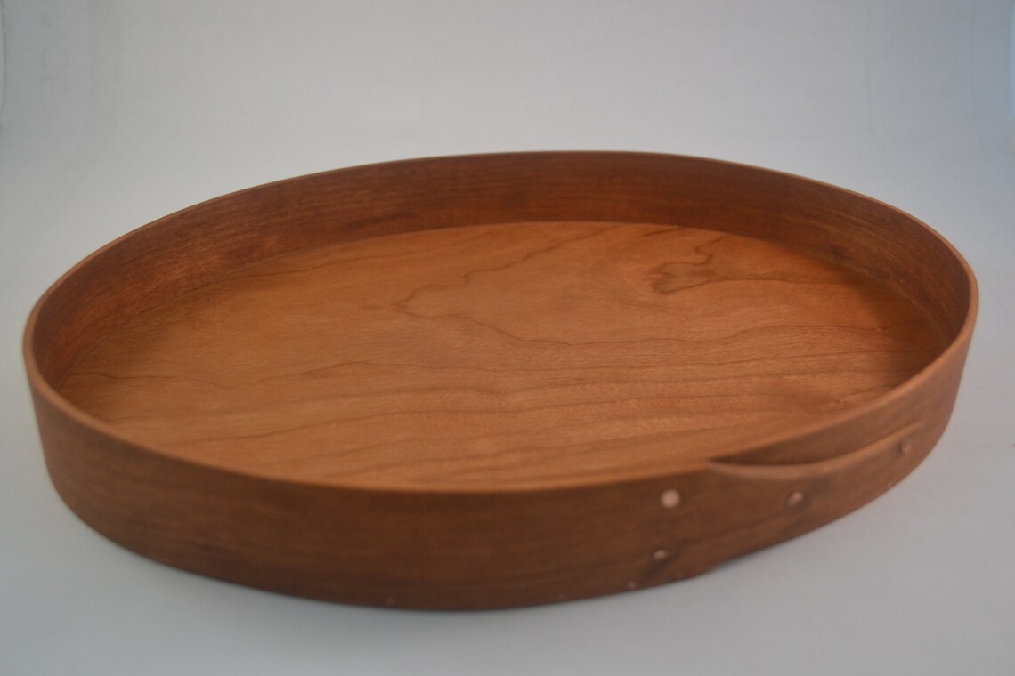 Shaker Oval Bureau Tray Cherry - #5 Size - Etsy