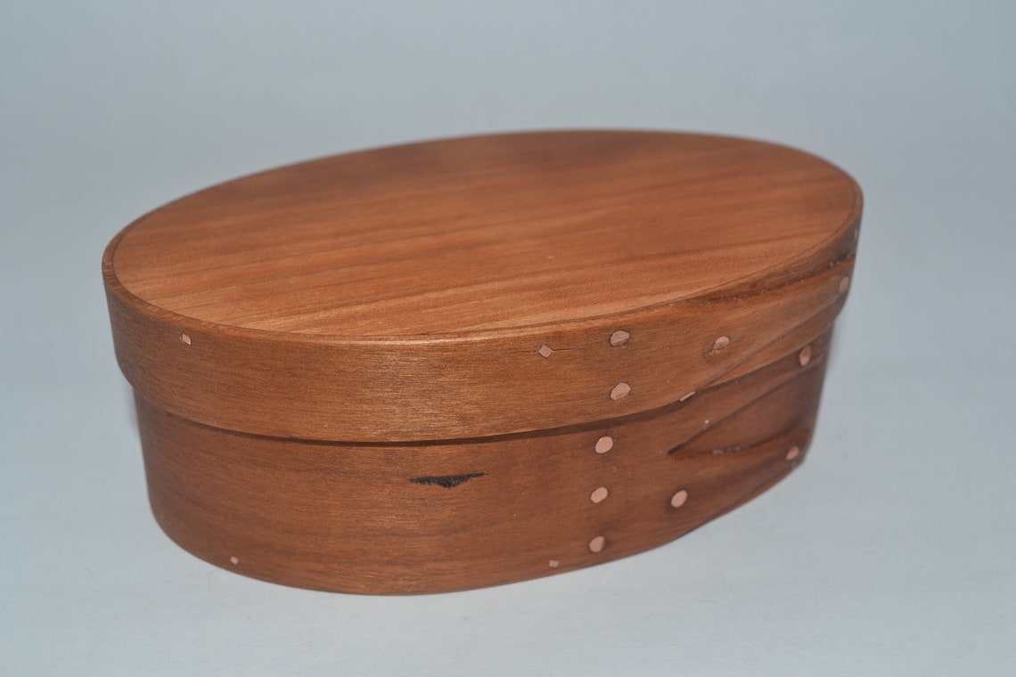 Cherry Handcrafted Shaker Style Oval Music Box Size 1 - Etsy