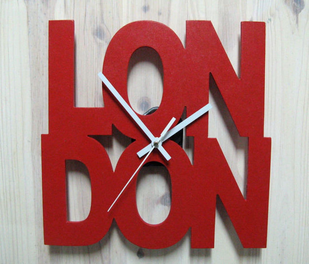 LONDON Clock Custom Wall Clock. City Clock for Home - Etsy