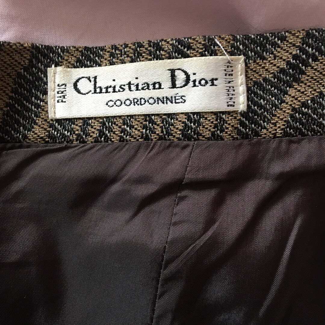 Christian Dior Vintage Skirt, Dior Tiger Animal Print Skirt, Vintage ...