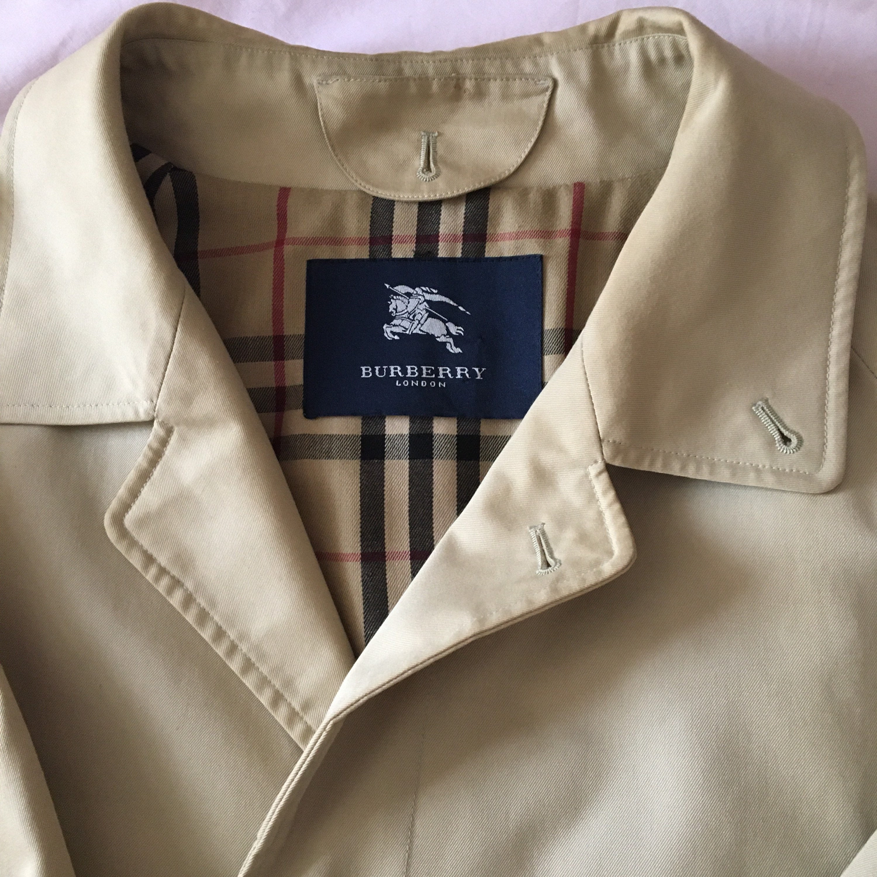 Burberry Mac - Etsy
