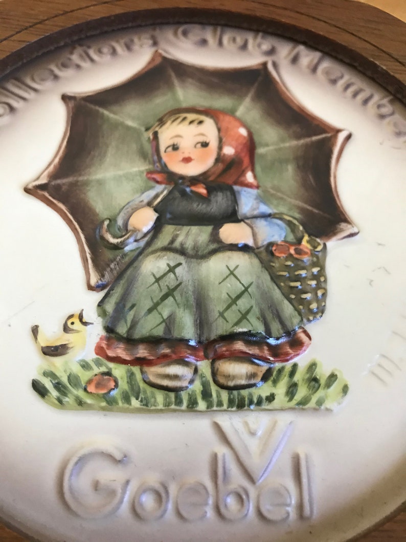 Goebel Germany Bas Relief Ceramic Plate 1978 Special Collector - Etsy