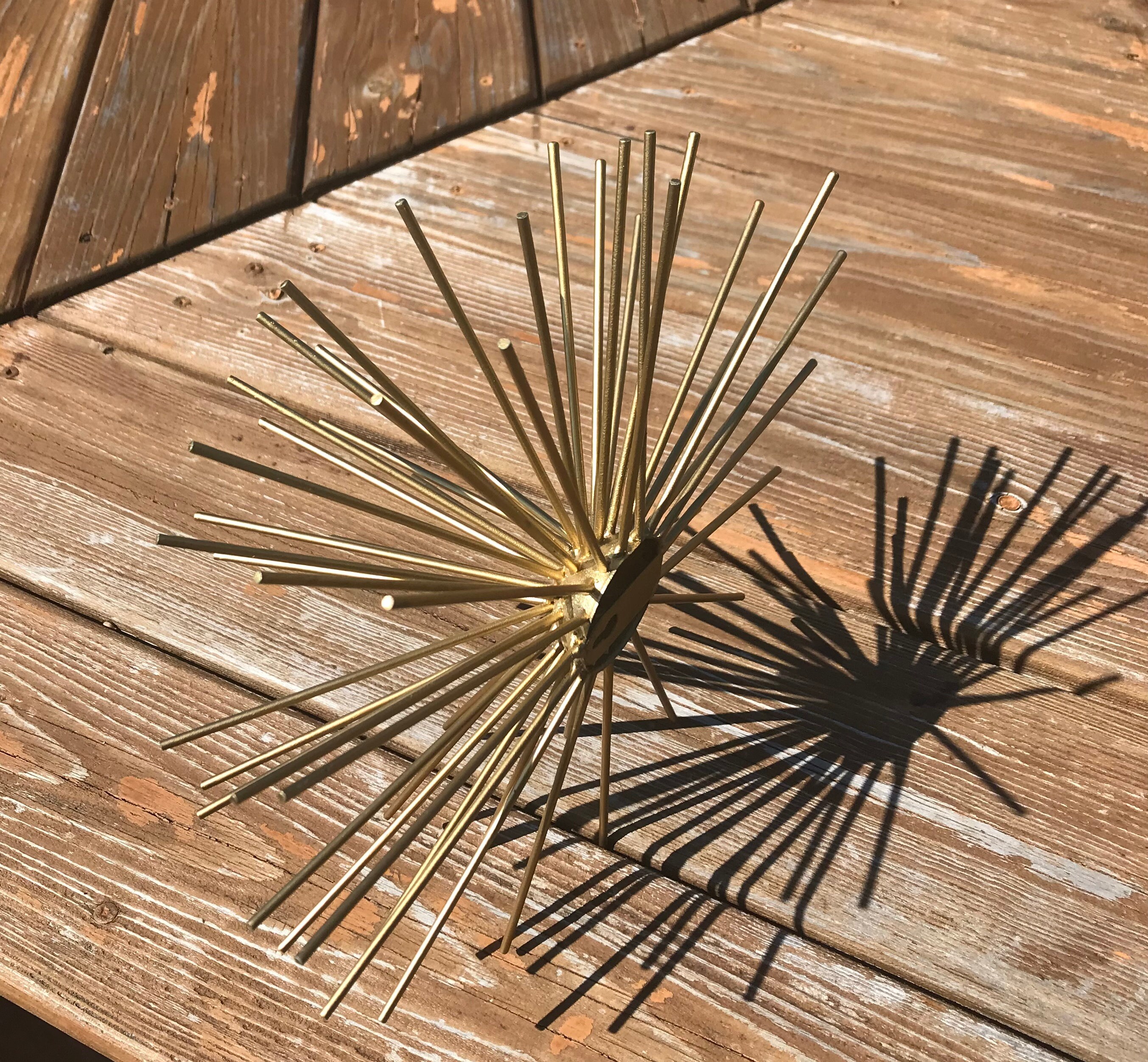 Starburst 3D Metal Gold Wall Decor Unique Large 11"x11"x6" - Etsy