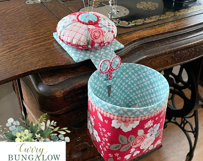 Thread Catcher With Detachable Sweetie Pie Pincushion, Sewing Accessory ...