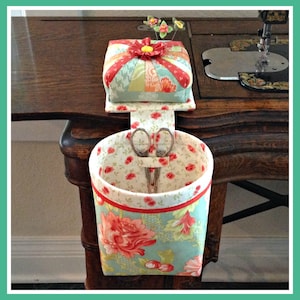 SEW SASSY Thread Catcher Sewing Pattern, Pincushion Scrap Bag, Tutorial ...