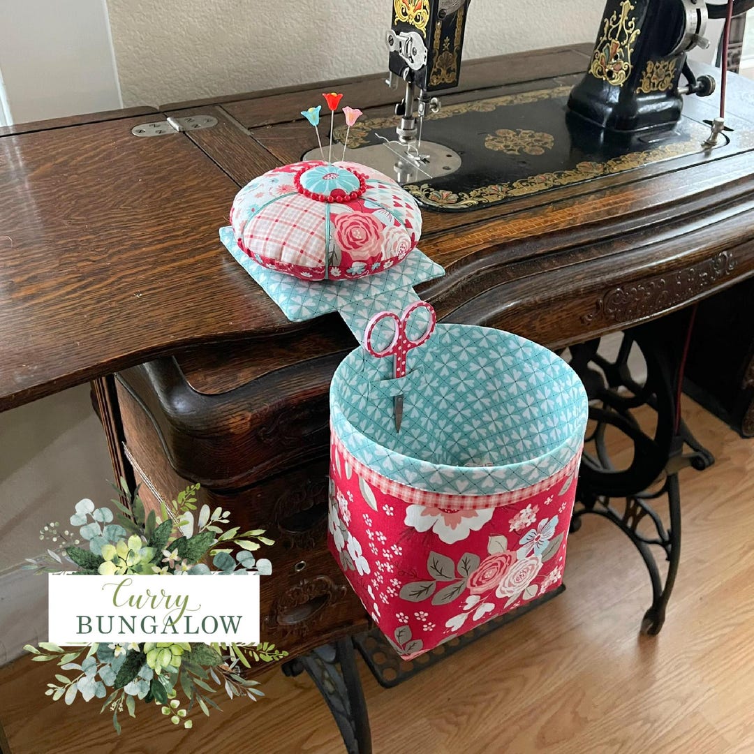 Thread Catcher With Detachable Sweetie Pie Pincushion, Sewing Accessory ...