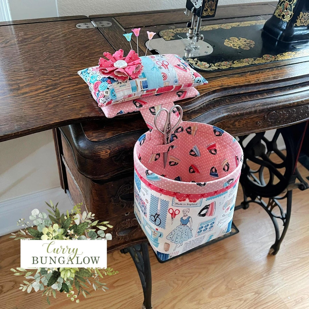 Thread Catcher With Detachable Pincushion, Sew in Style, Scrap Catcher ...