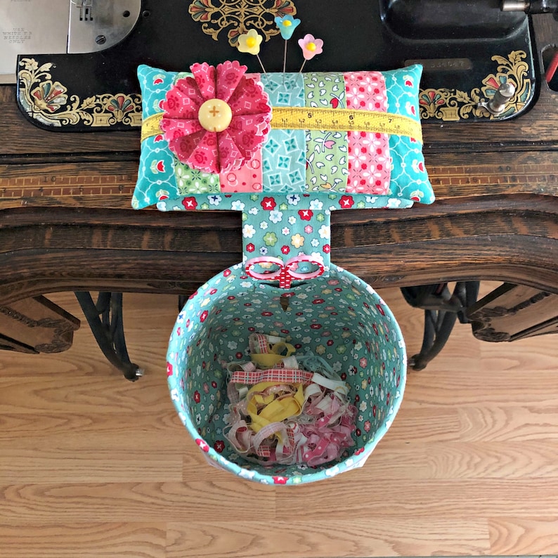 Thread Catcher With Detachable Pincushion Sew in Style Scrap - Etsy