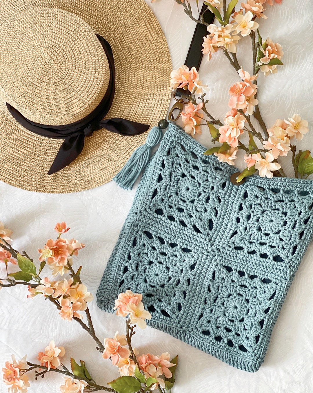 Camden Crossbody Bag | Crochet Bag Pattern | Crochet Granny Square ...