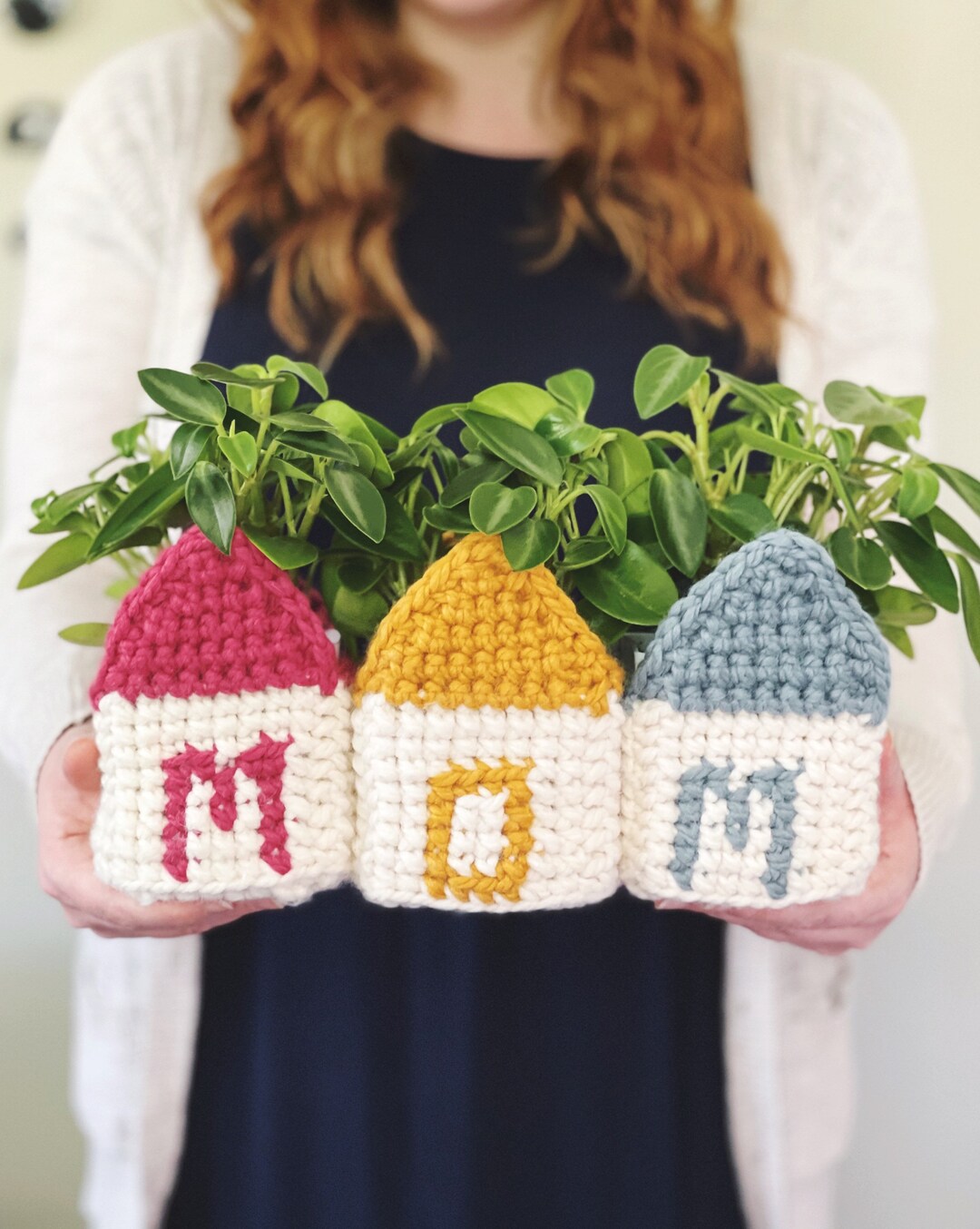 Cozy Cottage Crochet Planter | Digital Pattern | Crochet | Crochet ...