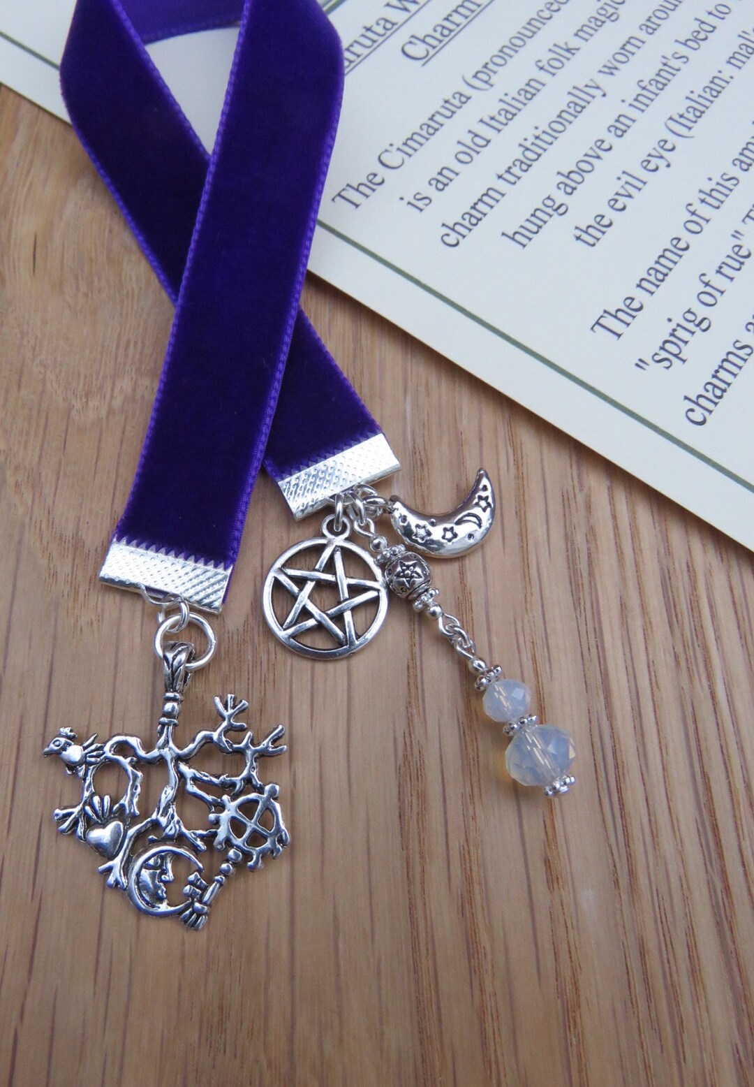 Cimaruta Protection Bookmark Amulet Strega Stregharia Talisman Italian ...