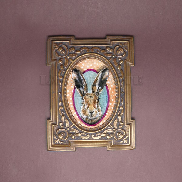 Rabbit Paintings - Etsy