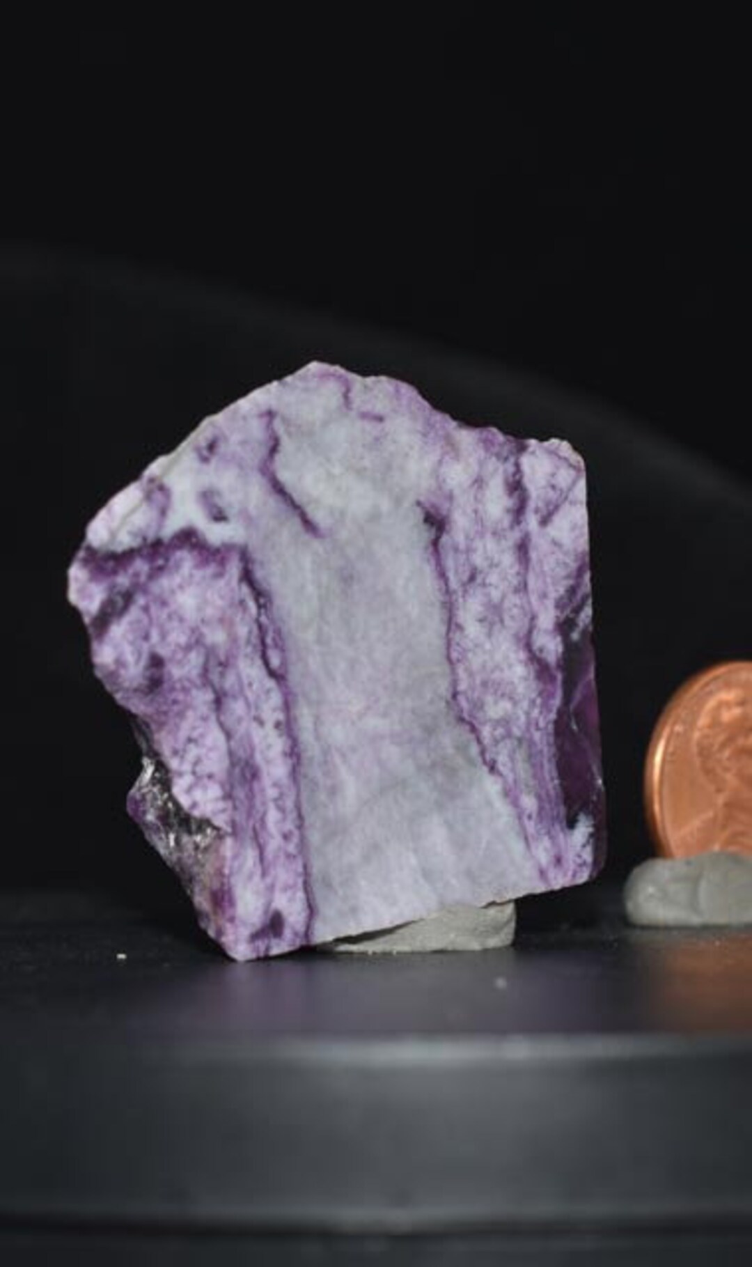 Kammererite Gem Rough Kammererite Healing Stone Purple Kammererite ...